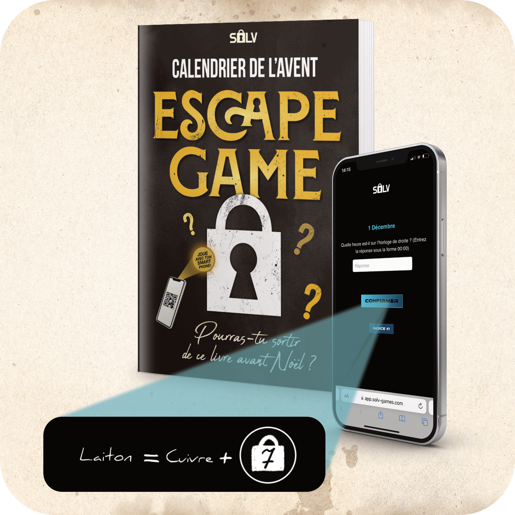 CALENDRIER DE L'AVENT ESCAPE GAME – SOLV