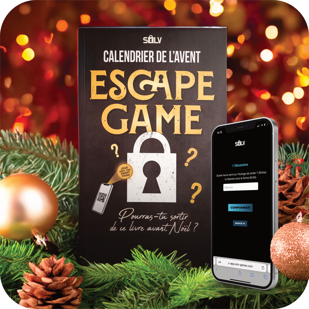 CALENDRIER DE L'AVENT ESCAPE GAME – SOLV
