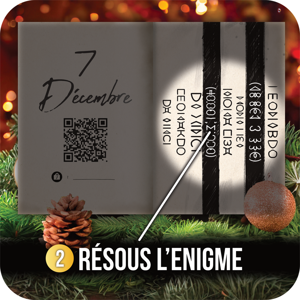 CALENDRIER DE L'AVENT ESCAPE GAME – SOLV