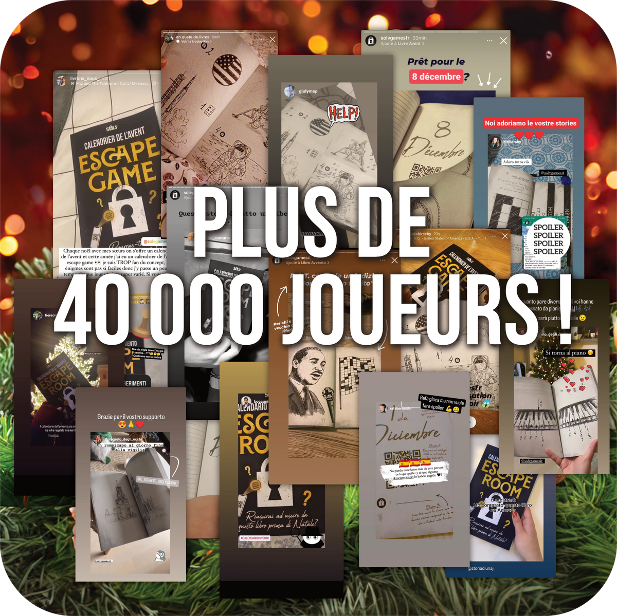 CALENDRIER DE L'AVENT ESCAPE GAME – SOLV