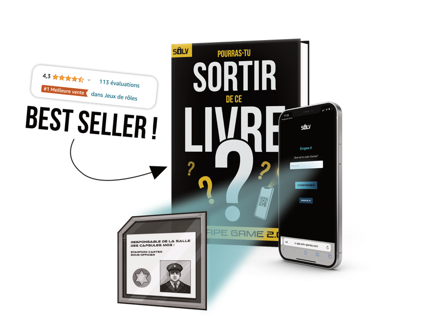 Livres Escape Game Adulte de SOLV - À propos